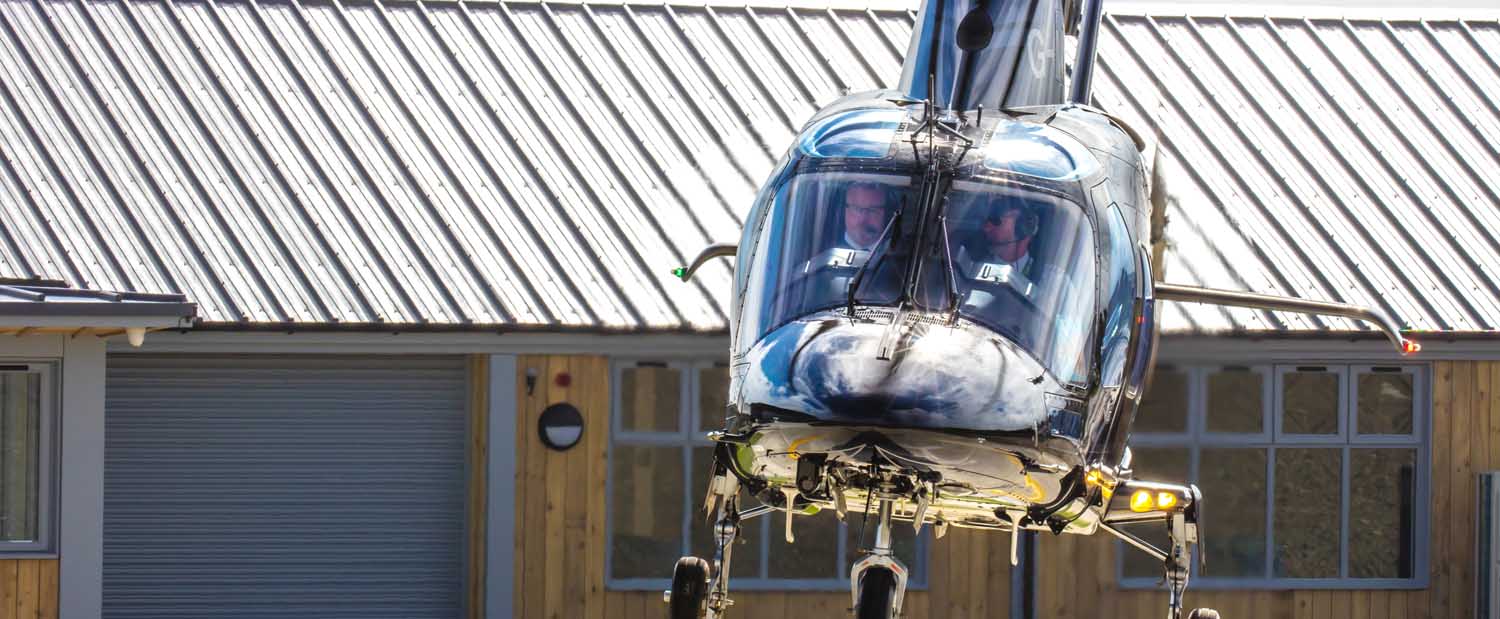 Carbon negative helicopter terminal created - Darren Evans